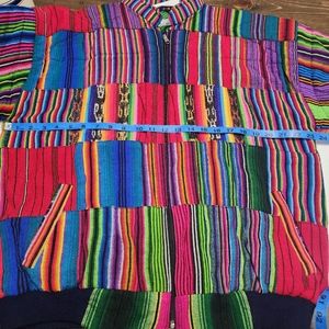 Jackets & Coats | Vintage Guatemalan Jacket Boho Hippy Serape Western ...